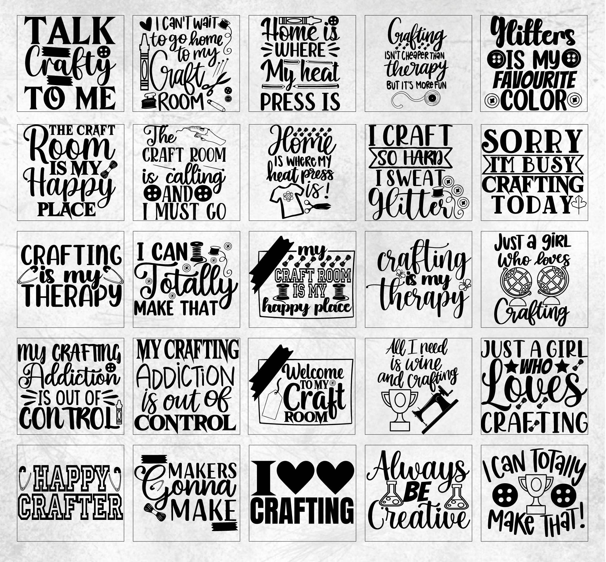 Crafting Quotes Svg Crafting Svg Bundle Crafter Svg Crafty - Etsy Australia