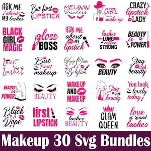Makeup Svg Png, Makeup Svg Files, Makeup Eyelash Svg, Makeup Bundle Svg ...