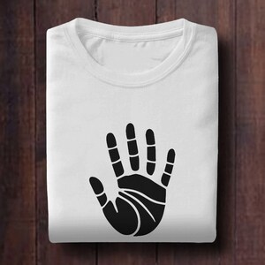 Handprint SVG, Hand Cut File, Handprint Cricut, Handprint Silhouette ...