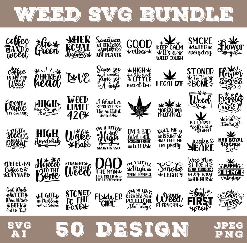 Weed Svg Bundle Weed Leaf Svg Bundle Weed Smokings Svg - Etsy Australia