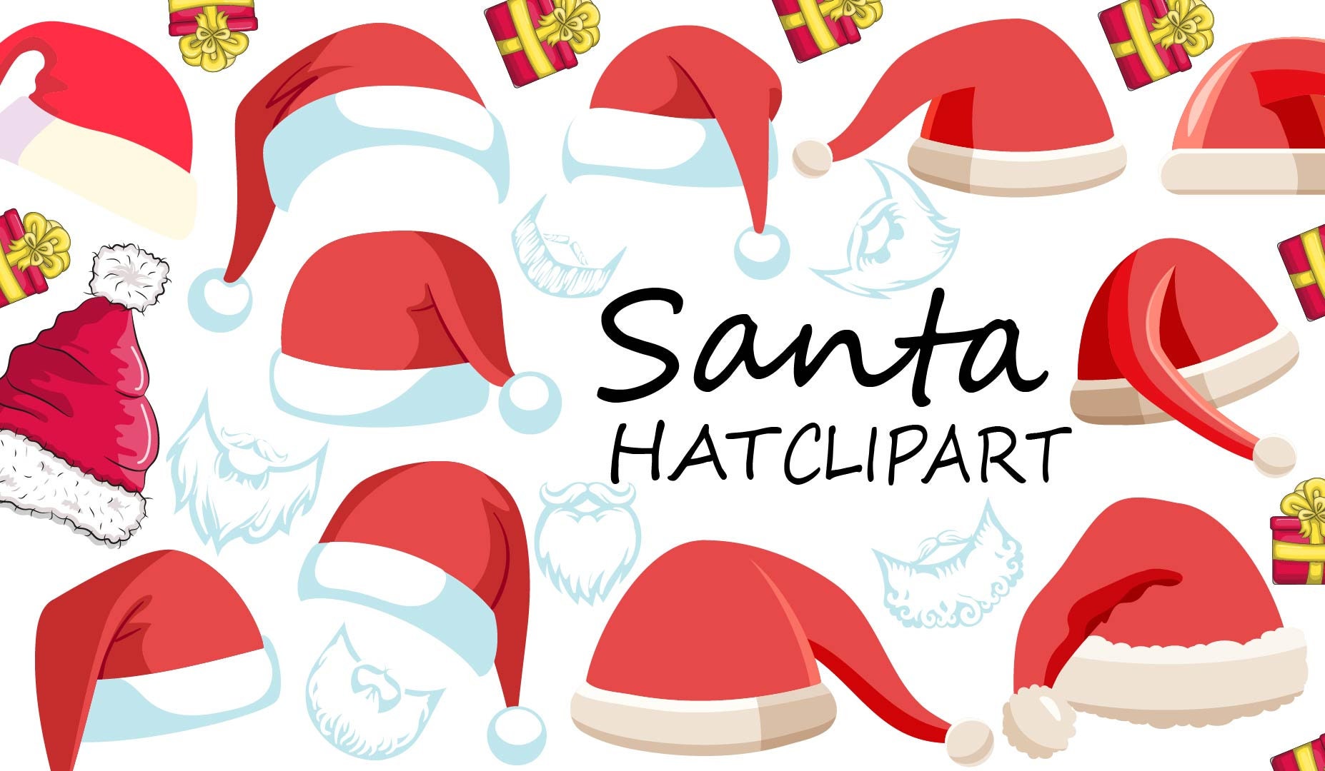 Santa Body Stencil