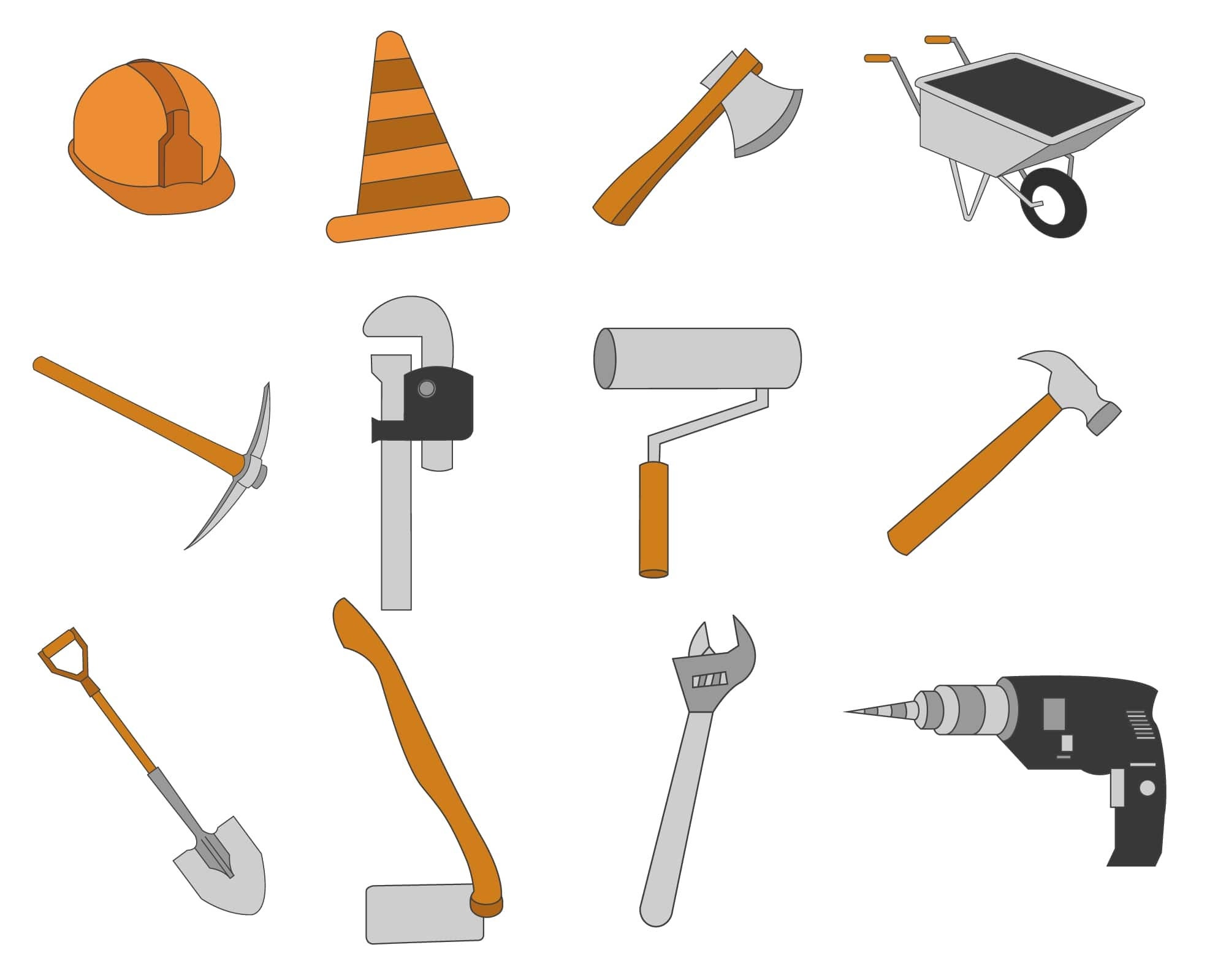 Building Tools Clip Art