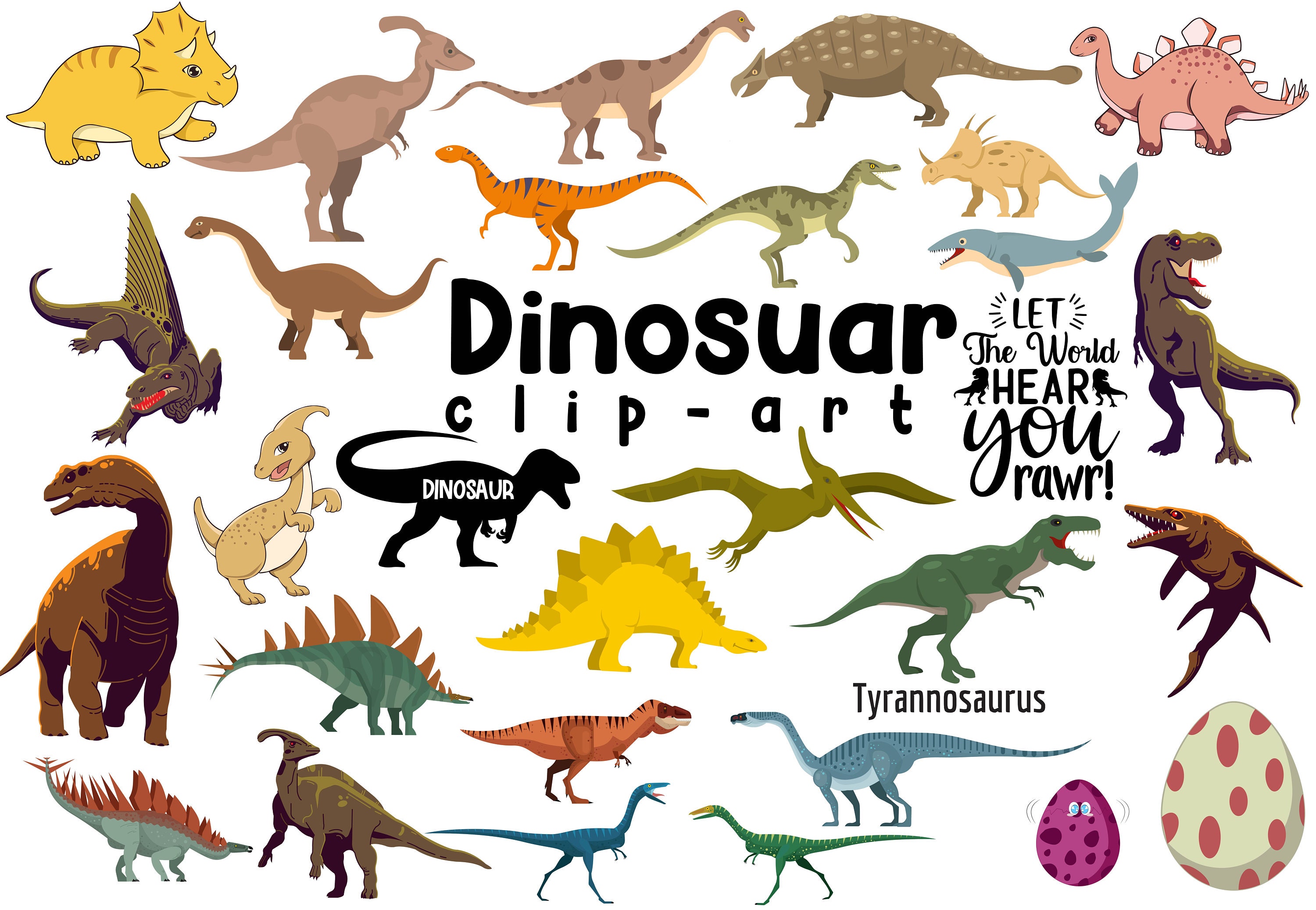Extinction Of Dinosaurs Clip Art