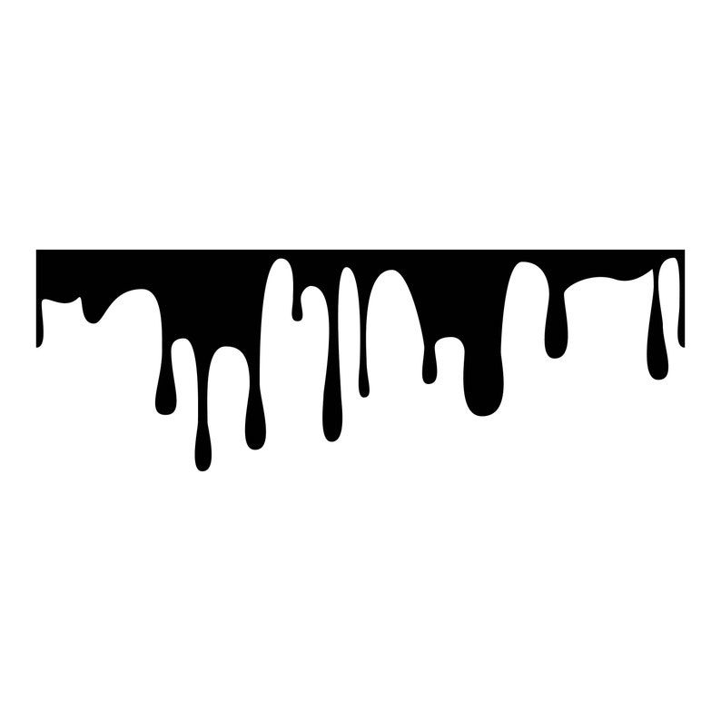 Dripping Borders SVG Bundle: Paint Drip Clipart (digital Download) - Etsy