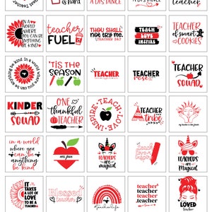 Teacher Svg Bundle, Teacher Life Svg, Teacher Quote Svg, Teacher Shirt ...