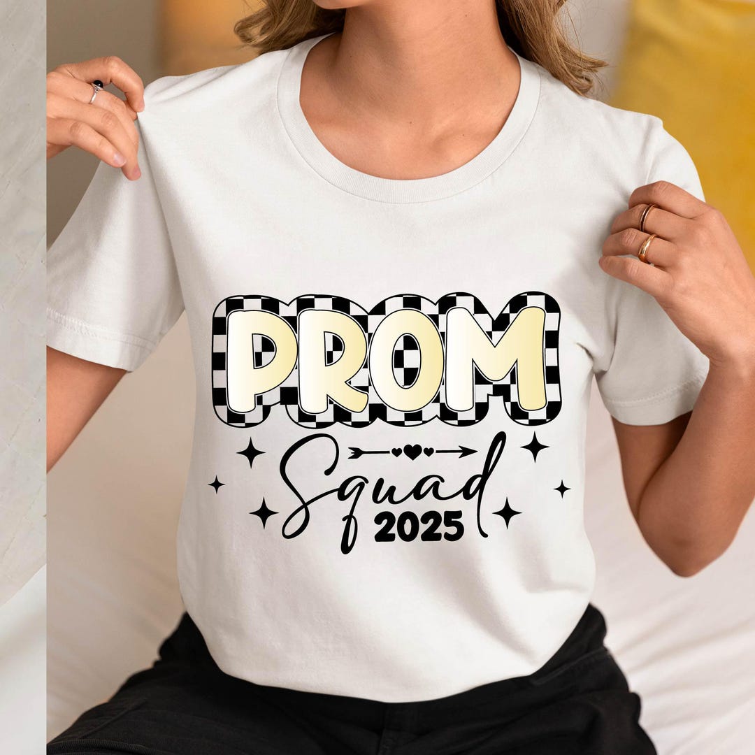 Prom Squad 2025, Class of 2025 Svg Png, Graduation Svg, School Prom Svg ...