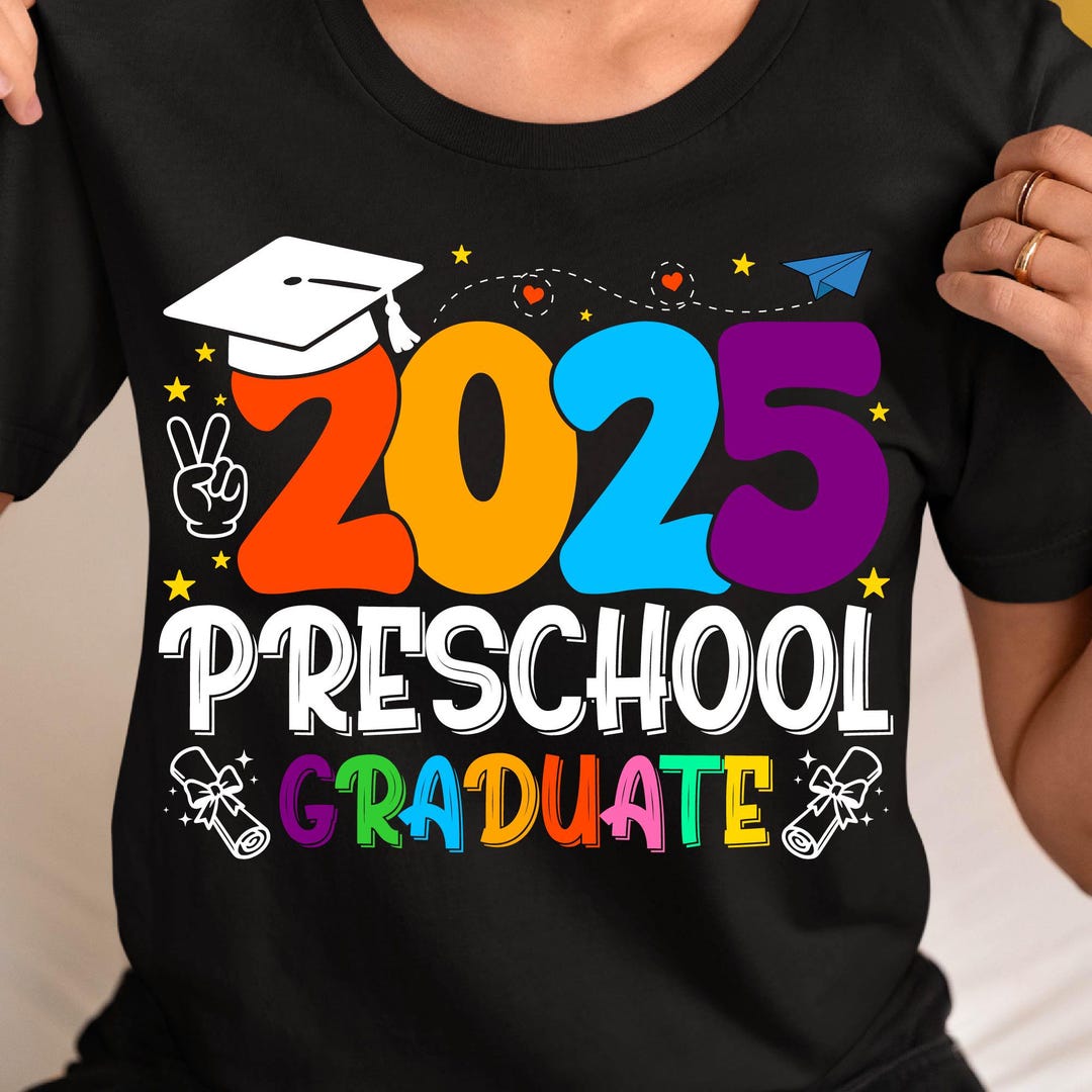 Graduado de preescolar 2025 (SVG), Graduación de preescolar (SVG PNG ...