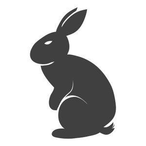 Bunny Svg Bundle, Bunny Digital Silhouette Download for Cricut, Rabbit ...