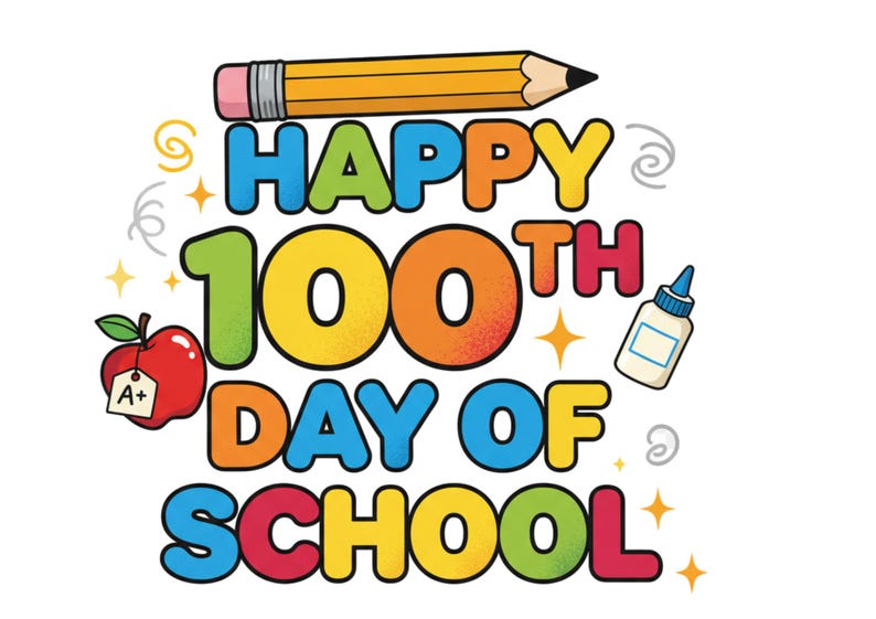100th Day of School PNG | Teacher Shirt Design (digital Download) - Etsy