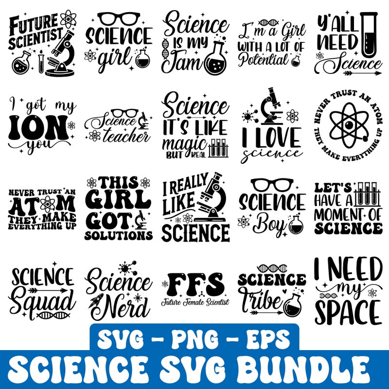 Science Svg - Etsy