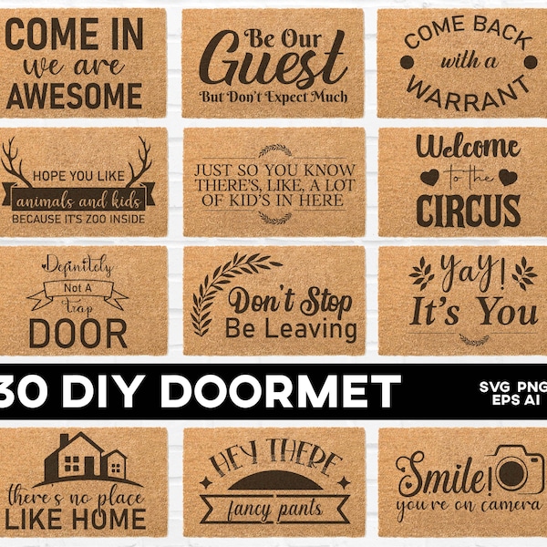 Doormat Svg - Etsy