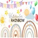 Watercolor Rainbow Clipart Set: Weather SVG Bundle (digital Download ...