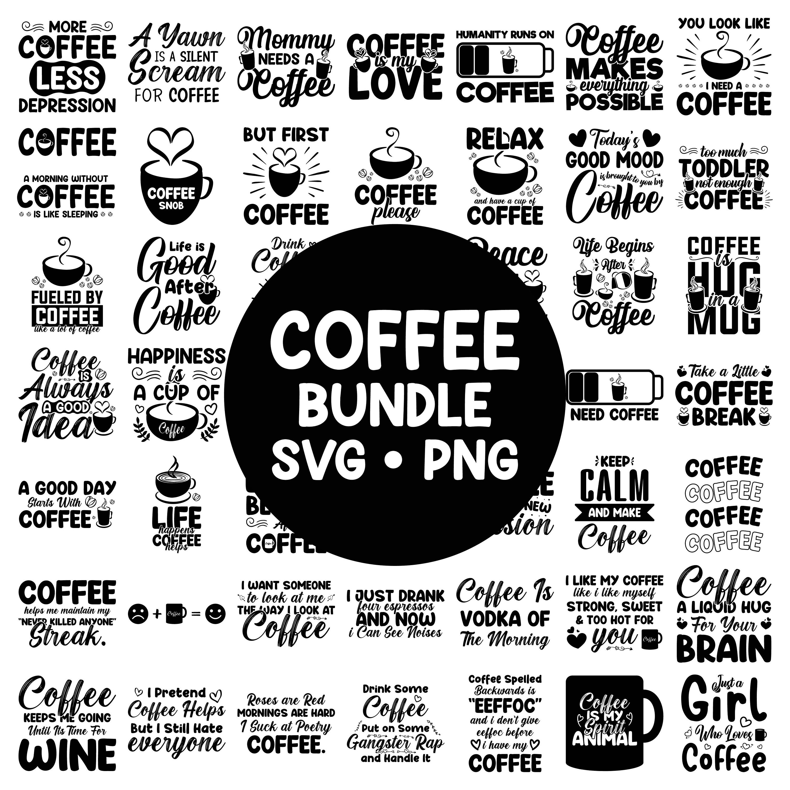 Kaffee Svg Bundle Kaffee Sprüche Svg Kaffee Sprüche Svg Etsy De
