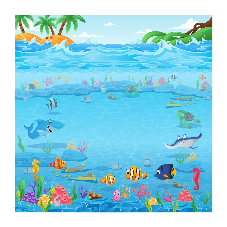 Sea life clipart Ocean Life Cliparts Ocean animals clipart | Etsy