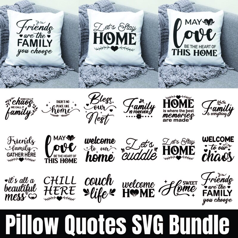 Embroidered Sayings Pillows - Etsy