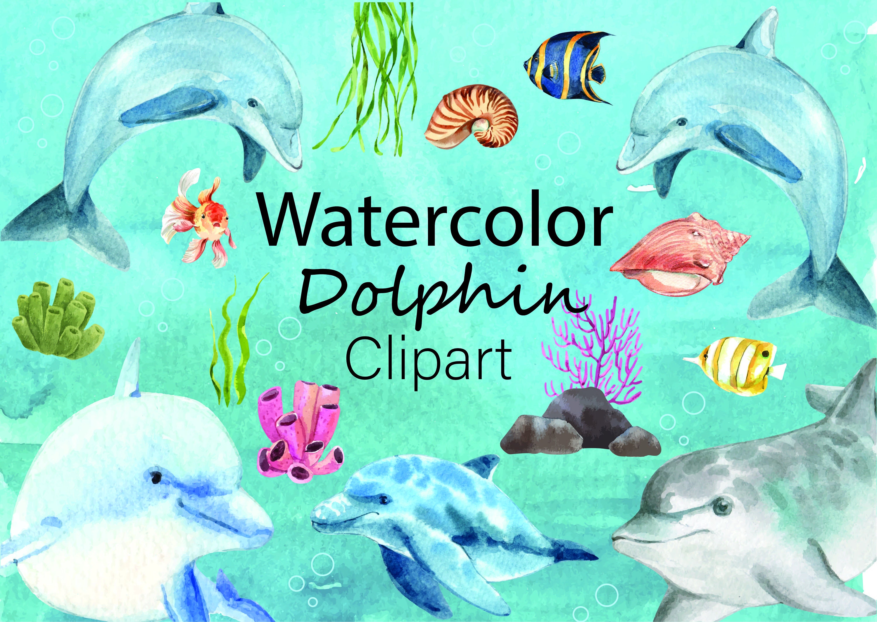 Dolphin Fish Clipart