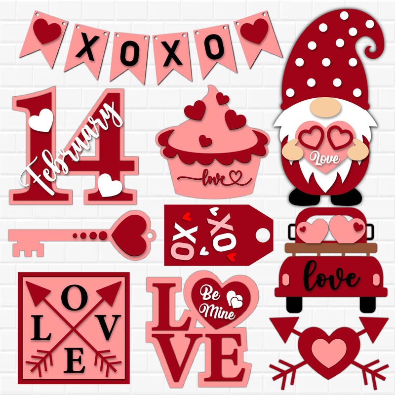 Valentine Tierred Tray - Etsy