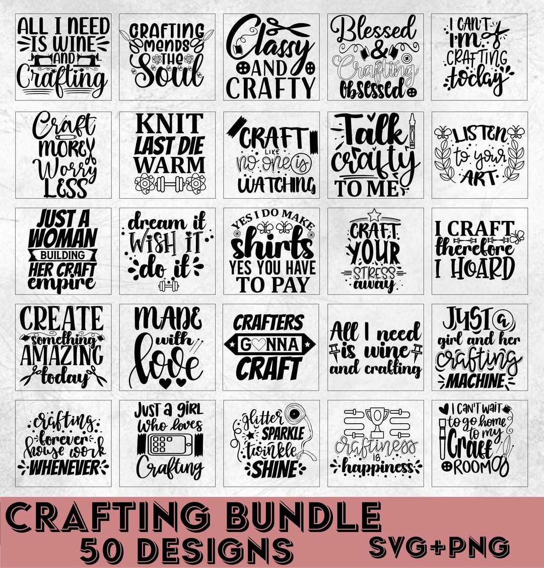 Crafting Quotes Svg, Crafting Svg Bundle, Crafter Svg, Crafty T-shirt ...