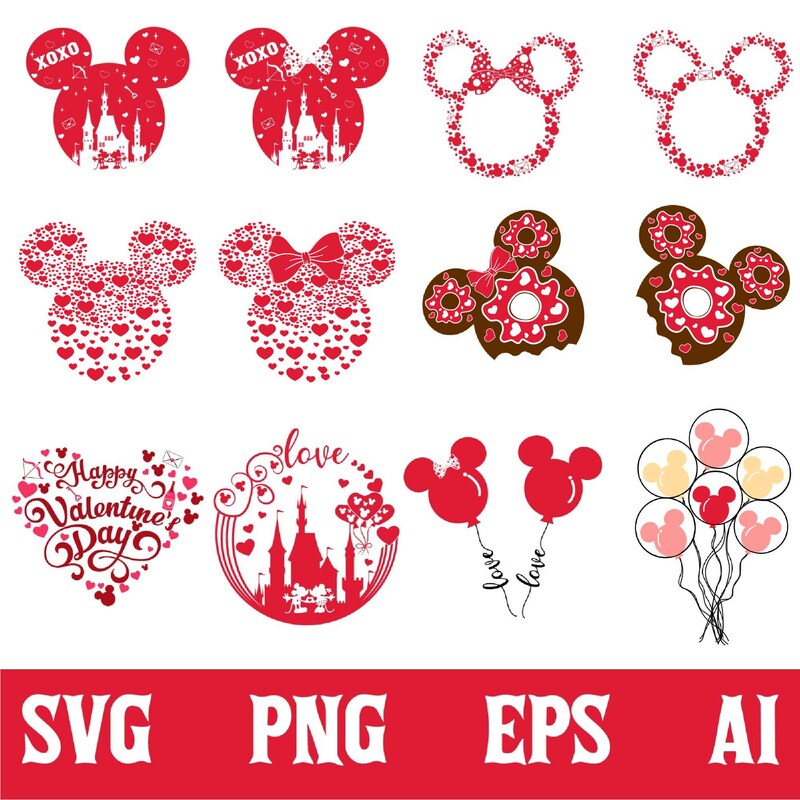 Minnie Flower Svg - Etsy