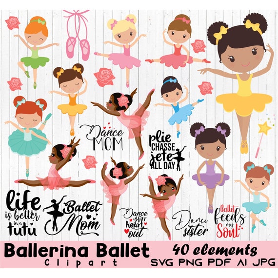 Kids Ballet Clip Art