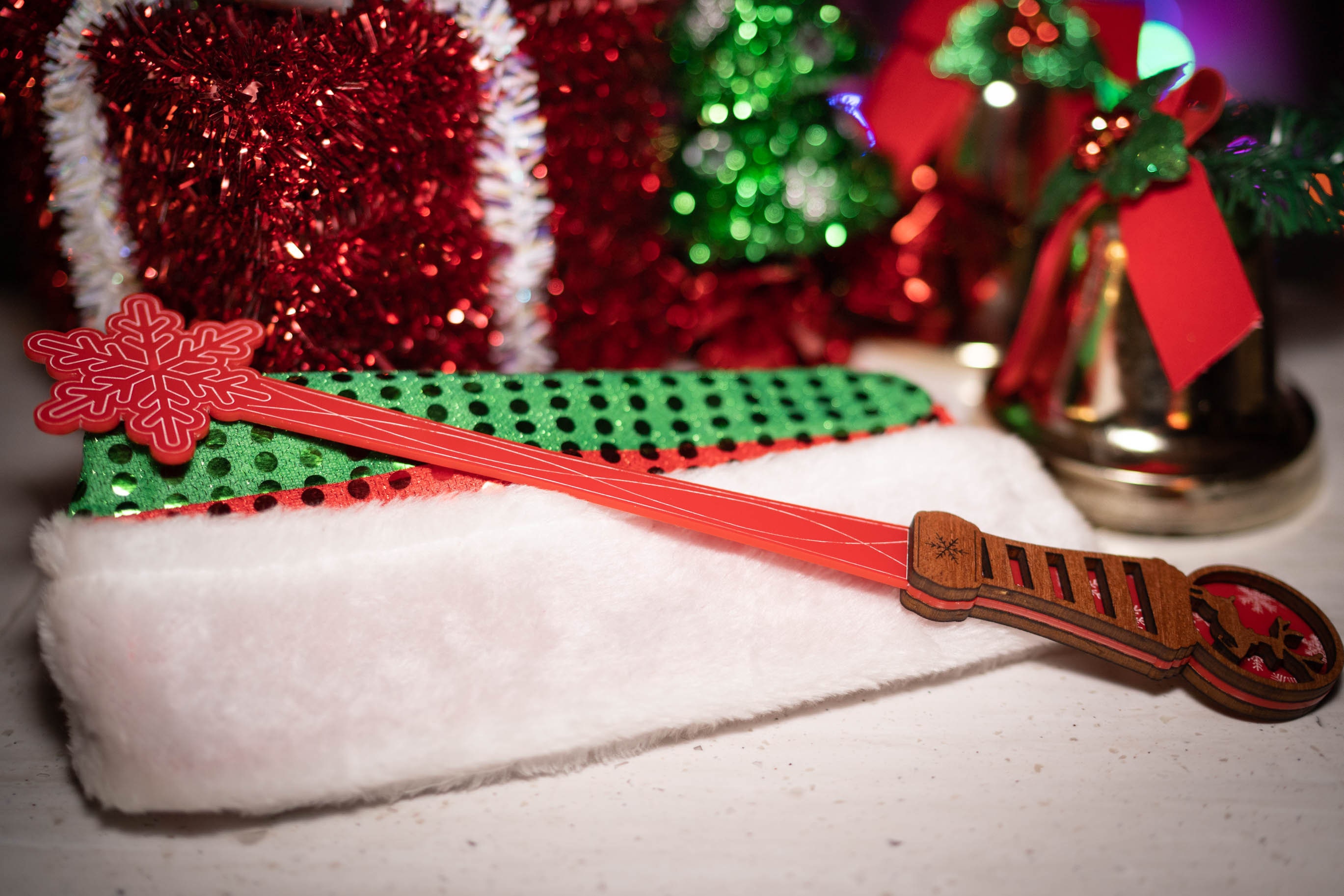 Santa Wand Laser Cut Digital Download Christmas SVG for Glowforge and ...