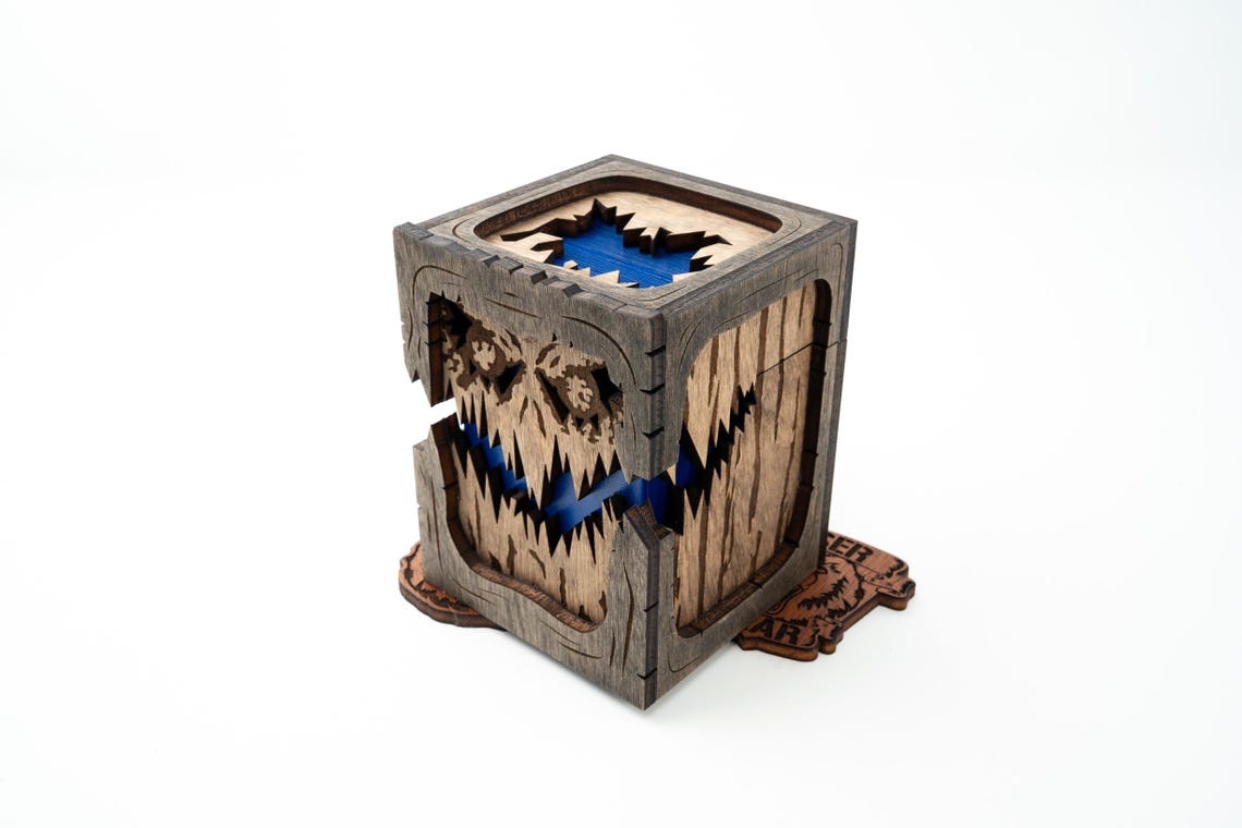 Laser Cut Deck Box File for EDH and Trading Card Games, Multiple ...
