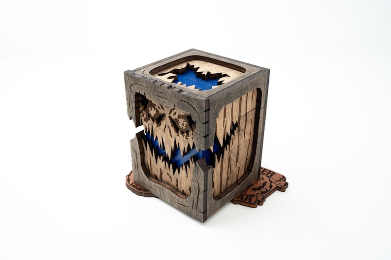 Laser Cut Deck Box File for EDH and Trading Card Games, Multiple ...