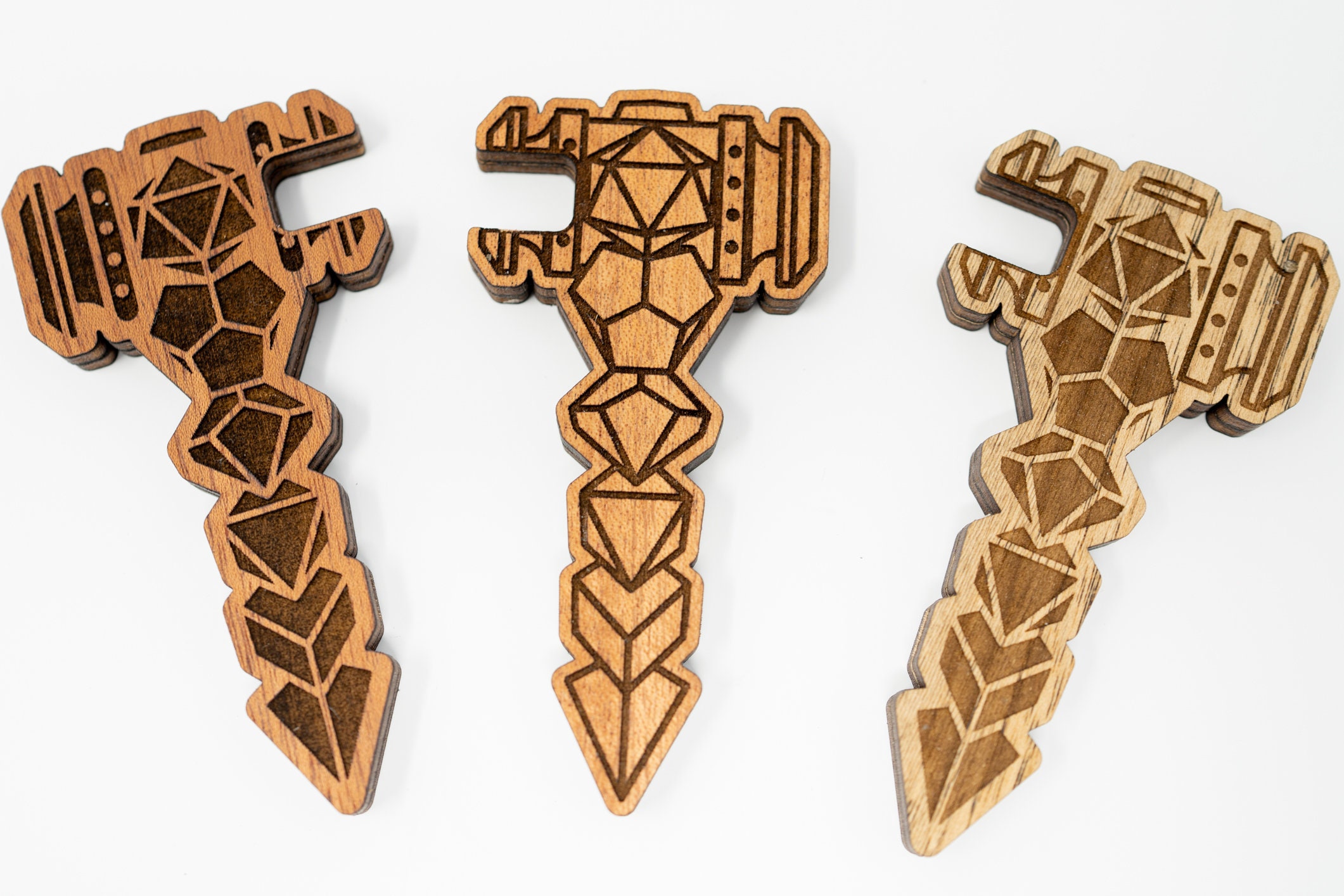 Laser Cut Phone Stand - Laser Cut File ONLY, Dice Sword, Dice Axe, Dice ...