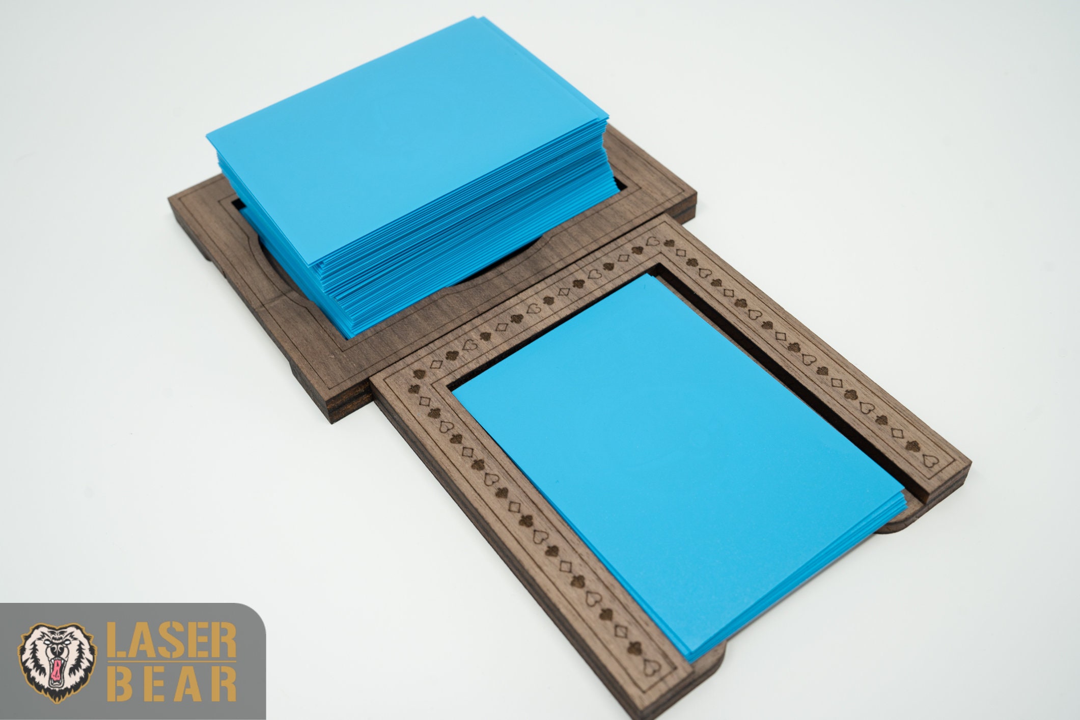 Laser Cut Files, Card Mat, Playing Card Holder, Playing Card Holder Svg ...