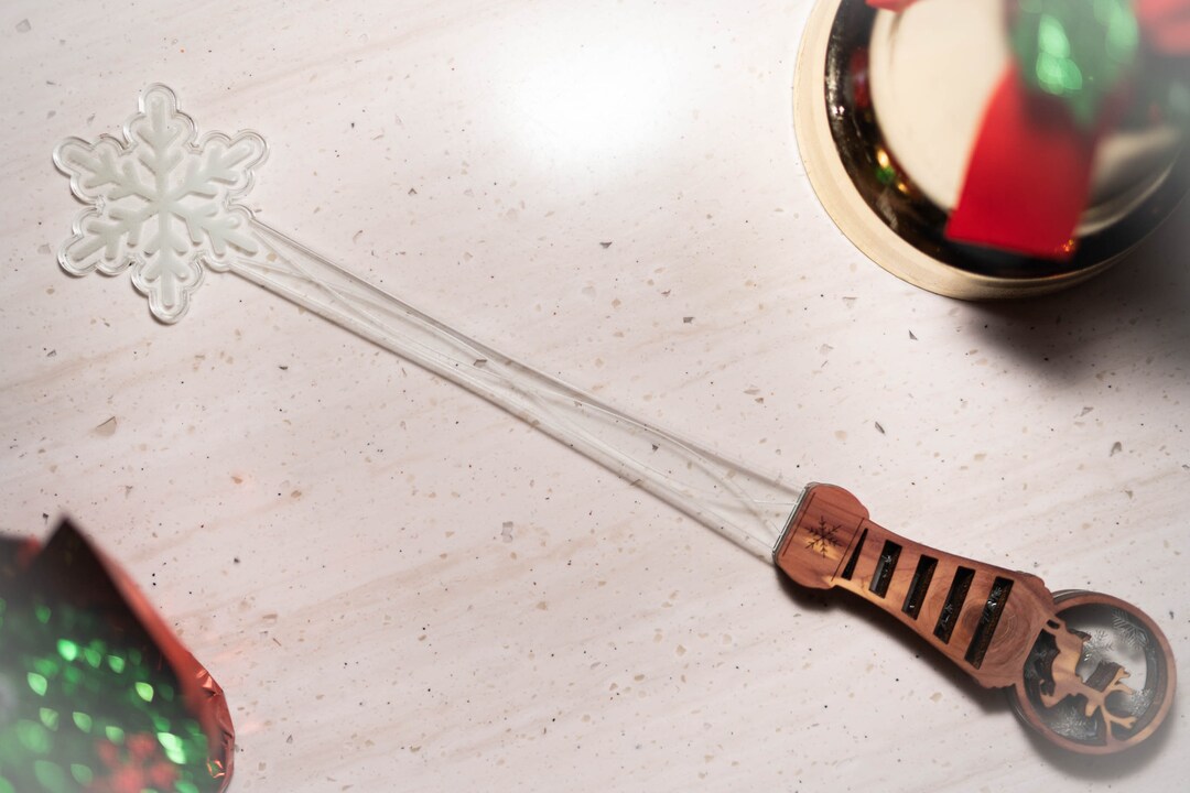 Santa Wand Laser Cut Digital Download - Christmas SVG for Glowforge and ...