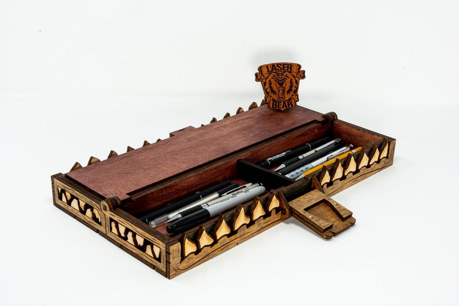 Mimic Chest, Laser Cut Files, Pencil Box File, Mimic Chest 3d, Mimic ...