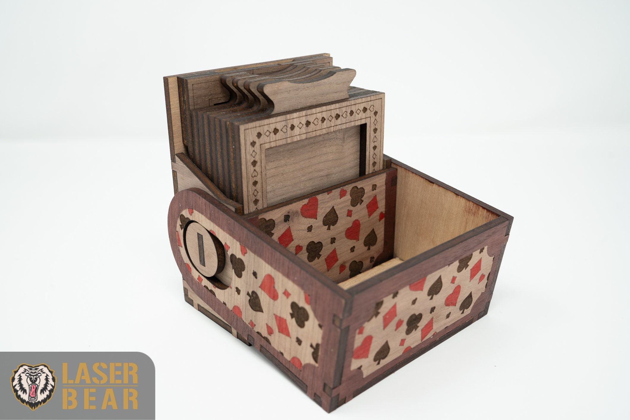 Laser Cut Files, Card Mat, Playing Card Holder, Playing Card Holder Svg ...