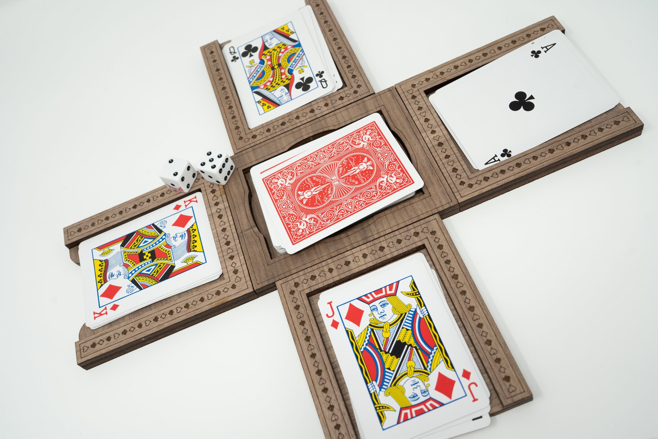 Laser Cut Files, Card Mat, Playing Card Holder, Playing Card Holder Svg ...