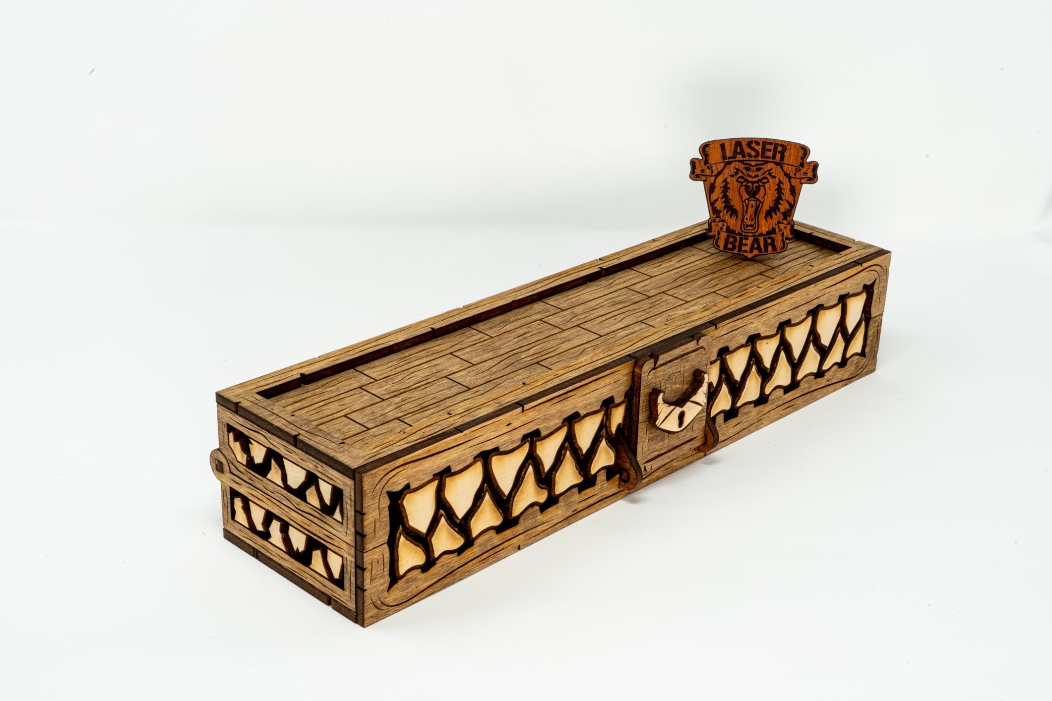 Mimic Chest, Laser Cut Files, Pencil Box File, Mimic Chest 3d, Mimic ...