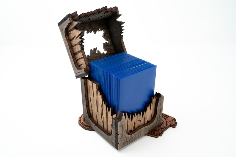 Laser Cut Deck Box File for EDH and Trading Card Games, Multiple ...