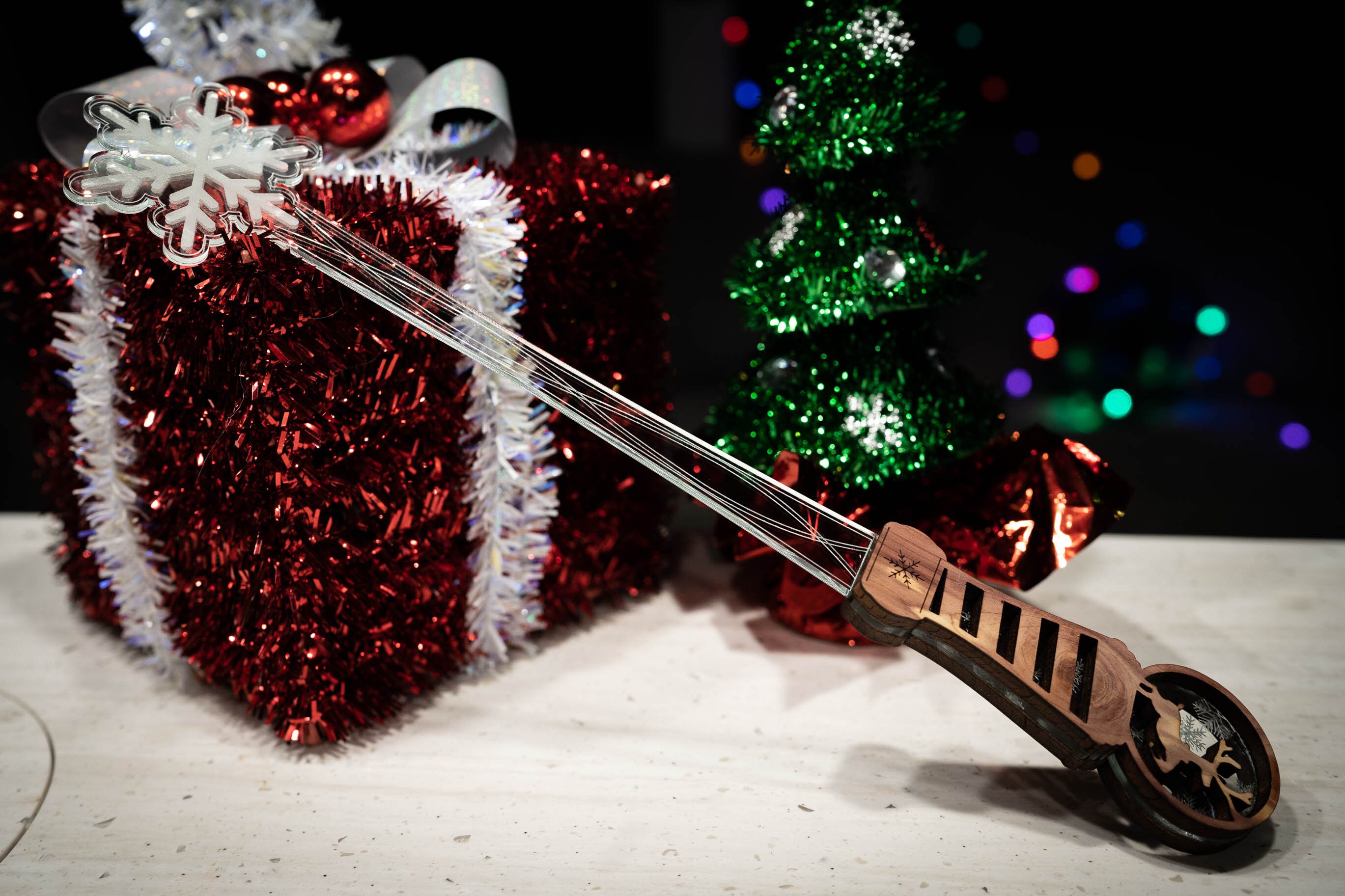 Santa Wand Laser Cut Digital Download Christmas SVG for Glowforge and ...