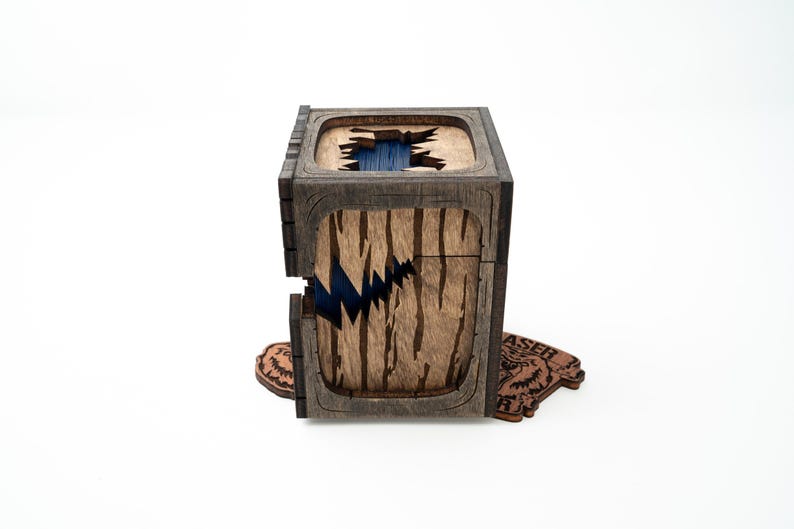 Laser Cut Deck Box File for EDH and Trading Card Games, Multiple ...