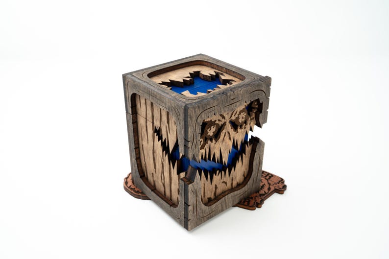 Laser Cut Deck Box File for EDH and Trading Card Games, Multiple ...