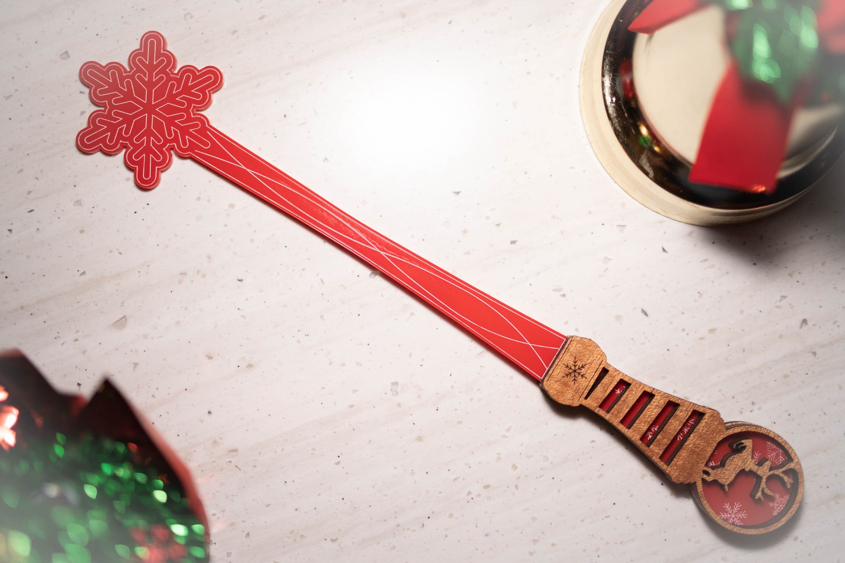 Santa Wand Laser Cut Digital Download Christmas SVG for Glowforge and ...