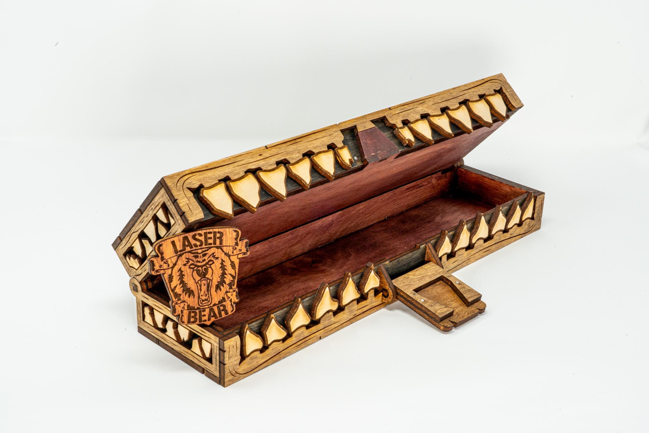 Mimic Chest, Laser Cut Files, Pencil Box File, Mimic Chest 3d, Mimic ...