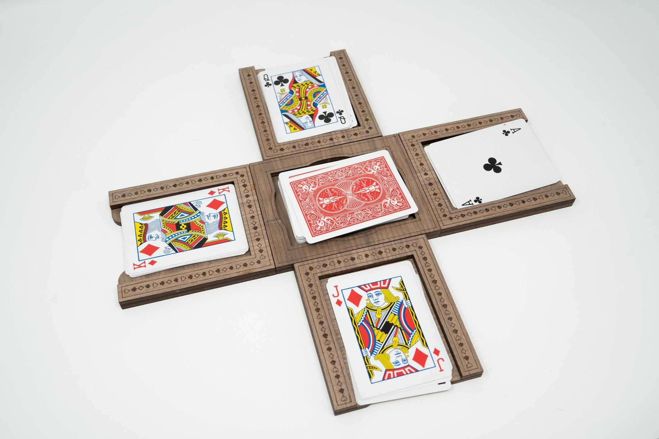 Laser Cut Files, Card Mat, Playing Card Holder, Playing Card Holder Svg ...