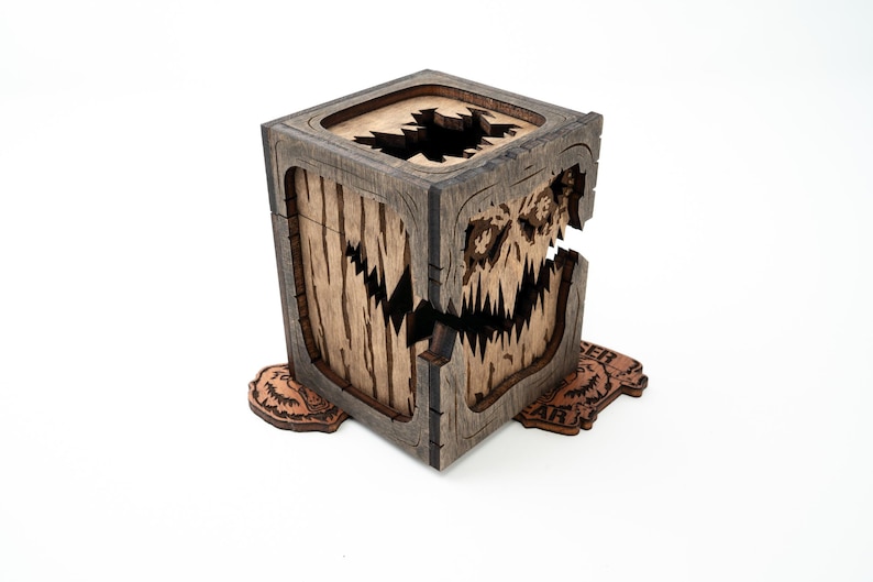 Laser Cut Deck Box File for EDH and Trading Card Games, Multiple ...