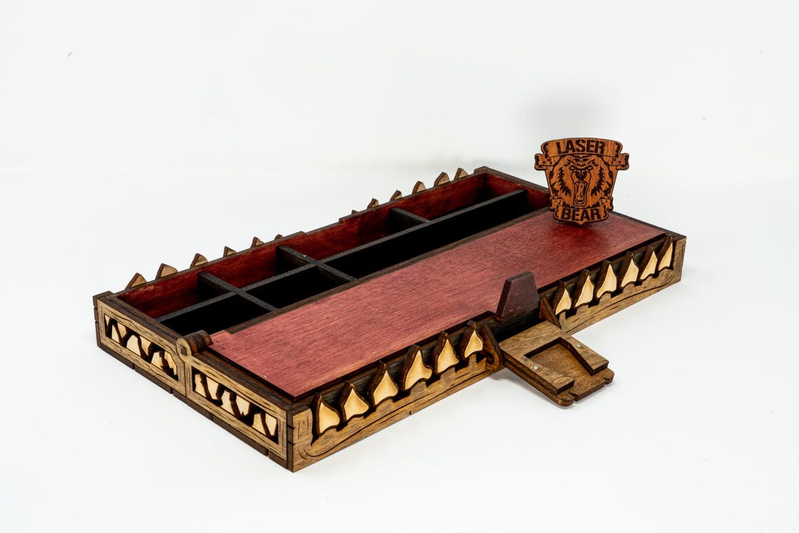 Mimic Chest, Laser Cut Files, Pencil Box File, Mimic Chest 3d, Mimic ...