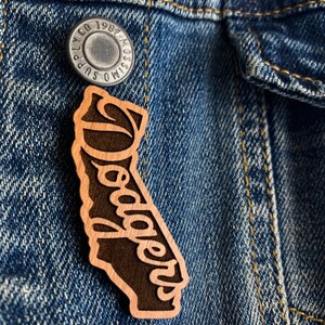 Cali Dodger Fan Pin - Etsy