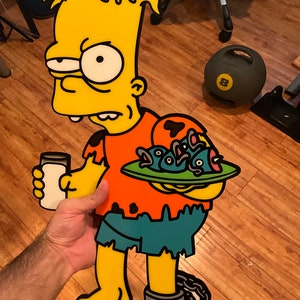 Hugo (simpsons) Acrylic Wall - Etsy