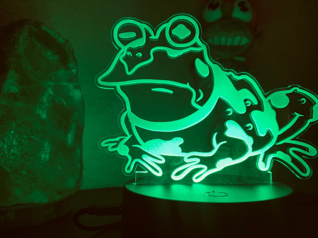 Limted Edition “hypno Toad” Nite Lite - Etsy