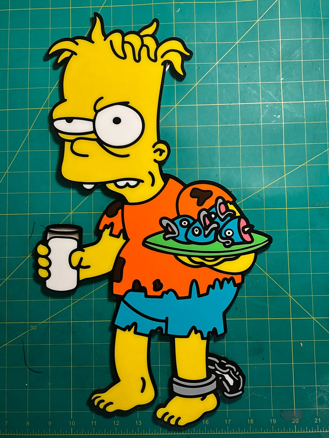 Hugo (simpsons) Acrylic Wall - Etsy