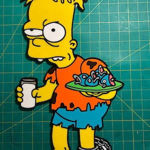 Hugo (simpsons) Acrylic Wall - Etsy