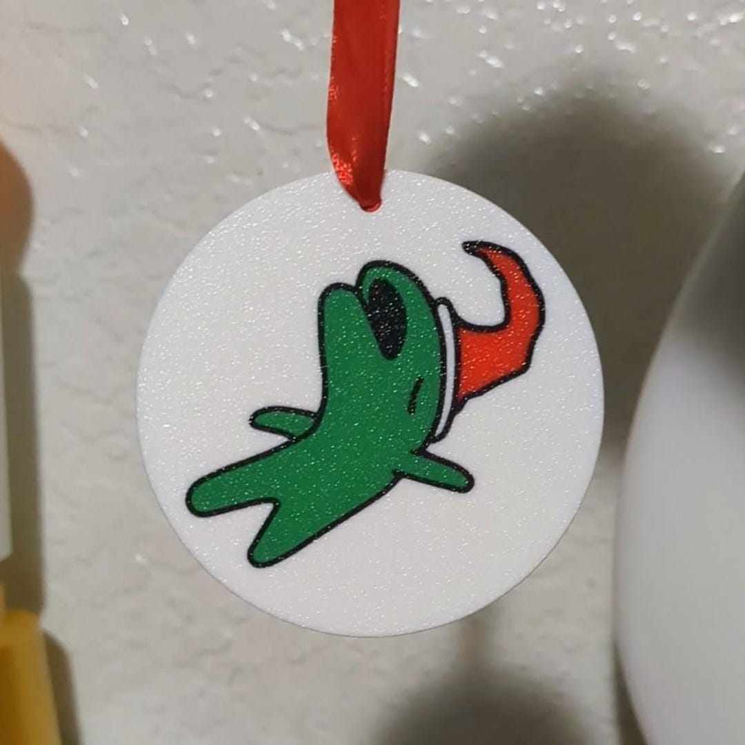 Sleepy Glep Ornament - Etsy