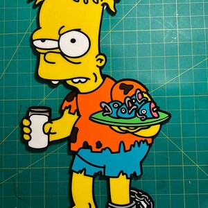 Hugo (simpsons) Acrylic Wall - Etsy